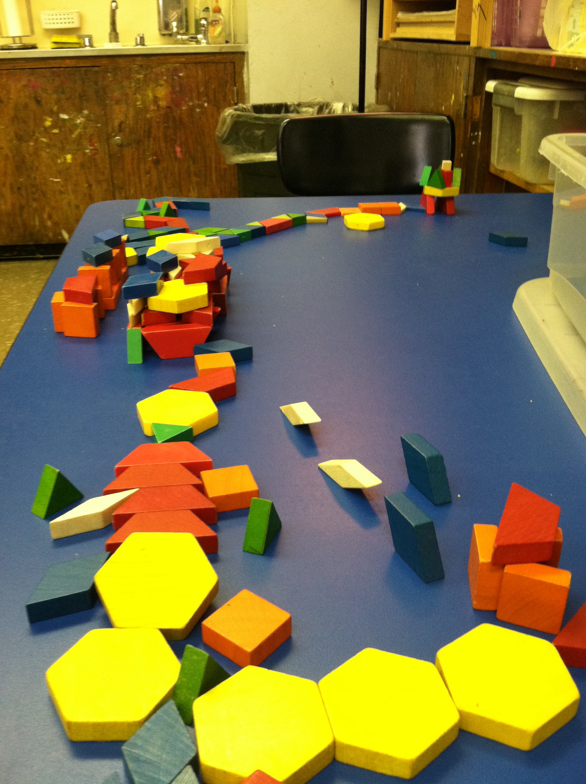 anticipatory web; tree study; mural;pattern blocks | Investigating ...